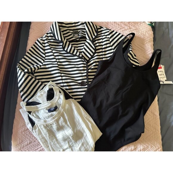 Poof! | Jackets & Coats | Total Black And White Wardrobe Refresh Jacket ...